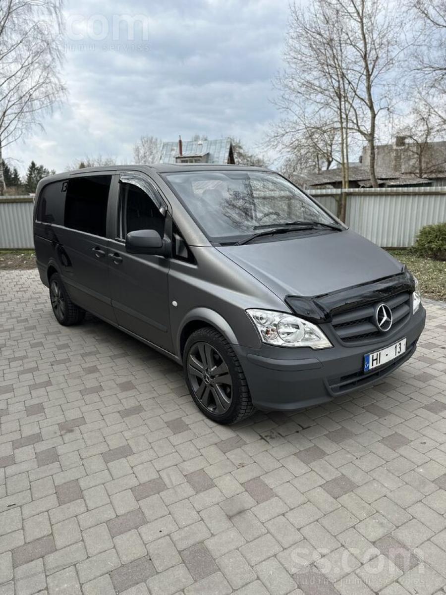 Pelēks Mercedes-Benz Vito 2014 Rīga, ar dzinēja tilpumu 2.10 L un nobraukumu 198 tūkst. km par 8650 €, foto 2 vietnē AUTOMOTO.COM.LV