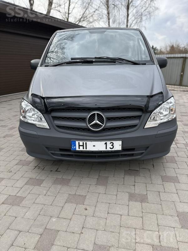 Pelēks Mercedes-Benz Vito 2014 Rīga, ar dzinēja tilpumu 2.10 L un nobraukumu 198 tūkst. km par 8650 €, foto 3 vietnē AUTOMOTO.COM.LV
