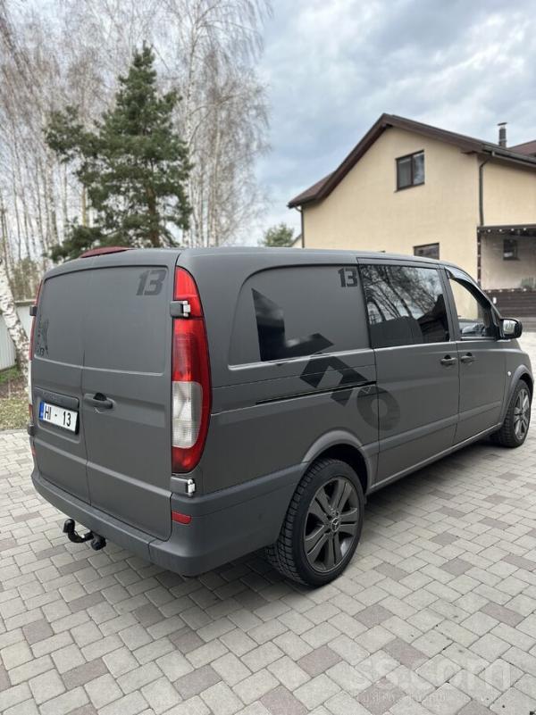 Pelēks Mercedes-Benz Vito 2014 Rīga, ar dzinēja tilpumu 2.10 L un nobraukumu 198 tūkst. km par 8650 €, foto 4 vietnē AUTOMOTO.COM.LV