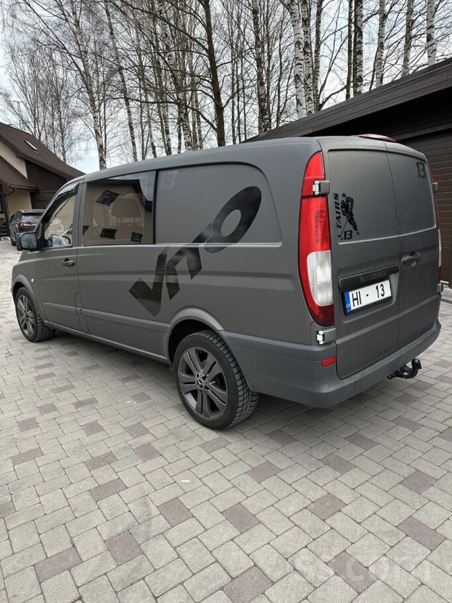 Pelēks Mercedes-Benz Vito 2014 Rīga, ar dzinēja tilpumu 2.10 L un nobraukumu 198 tūkst. km par 8650 €, foto 5 vietnē AUTOMOTO.COM.LV