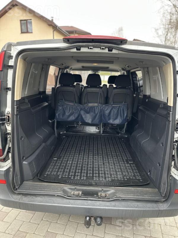 Pelēks Mercedes-Benz Vito 2014 Rīga, ar dzinēja tilpumu 2.10 L un nobraukumu 198 tūkst. km par 8650 €, foto 6 vietnē AUTOMOTO.COM.LV