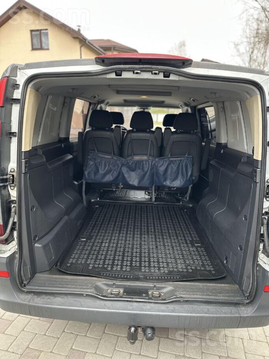Pelēks Mercedes-Benz Vito 2014 Rīga, ar dzinēja tilpumu 2.10 L un nobraukumu 198 tūkst. km par 8650 €, foto 6 vietnē AUTOMOTO.COM.LV