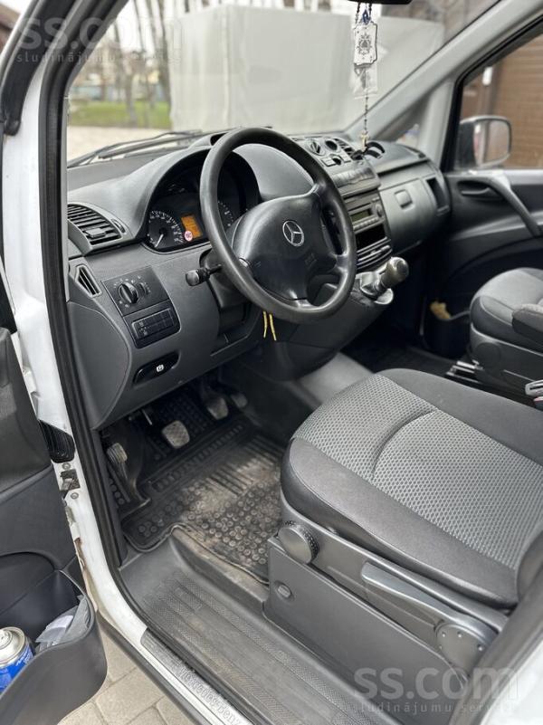 Pelēks Mercedes-Benz Vito 2014 Rīga, ar dzinēja tilpumu 2.10 L un nobraukumu 198 tūkst. km par 8650 €, foto 8 vietnē AUTOMOTO.COM.LV