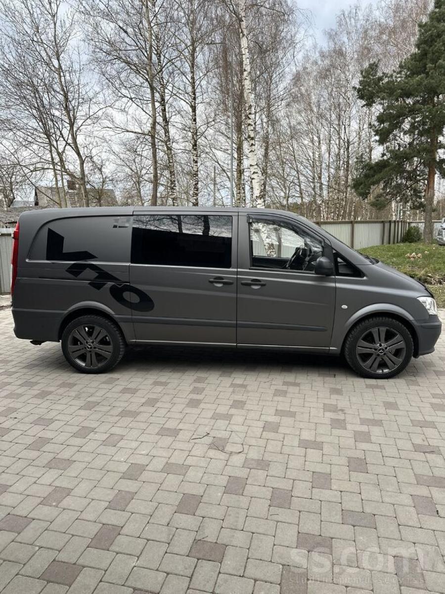 Pelēks Mercedes-Benz Vito 2014 Rīga, ar dzinēja tilpumu 2.10 L un nobraukumu 198 tūkst. km par 8650 €, foto 12 vietnē AUTOMOTO.COM.LV