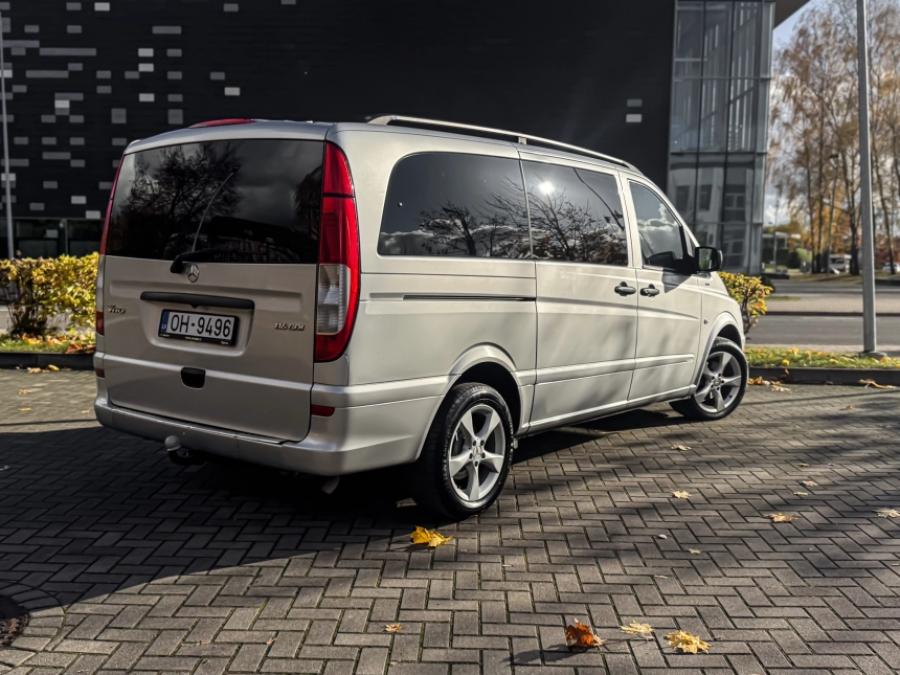 Grey Mercedes-Benz Vito 2014 in Riga, with an engine capacity of 2.20 L and mileage of 398 thousand km for 8500 €, photo 8 on AUTOMOTO.COM.LV
