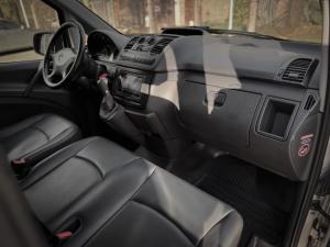 Grey Mercedes-Benz Vito 2014 in Riga, with an engine capacity of 2.20 L and mileage of 398 thousand km for 8500 €, photo 13 on AUTOMOTO.COM.LV