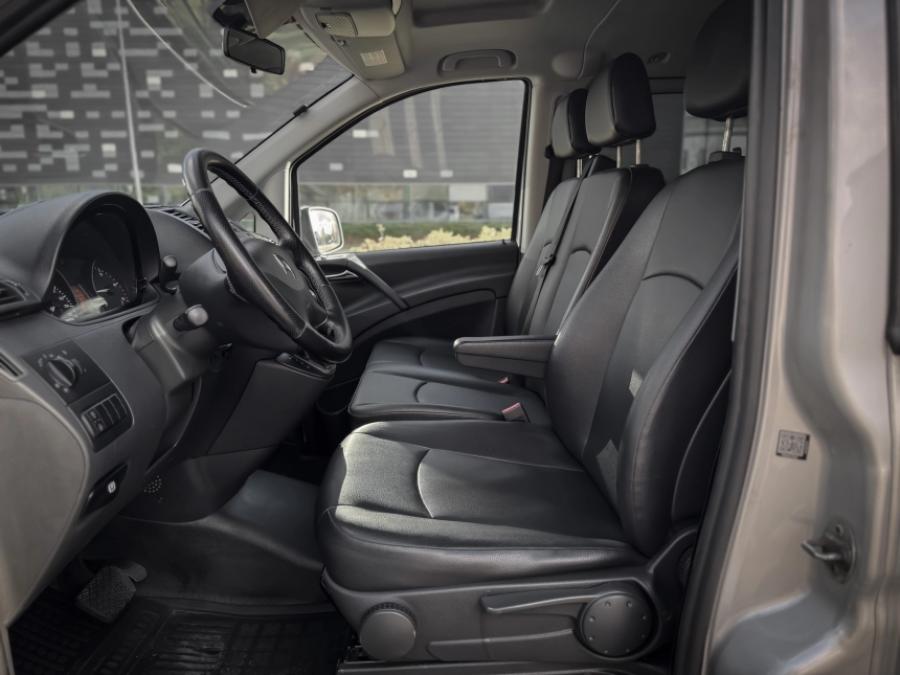 Grey Mercedes-Benz Vito 2014 in Riga, with an engine capacity of 2.20 L and mileage of 398 thousand km for 8500 €, photo 14 on AUTOMOTO.COM.LV