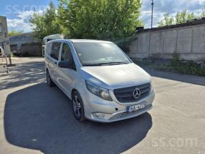 Grey Mercedes-Benz Vito 2015 in Riga, with an engine capacity of 1.60 L and mileage of 376 thousand km for 12990 €, photo 3 on AUTOMOTO.COM.LV