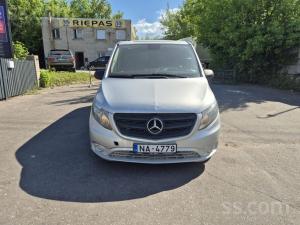 Grey Mercedes-Benz Vito 2015 in Riga, with an engine capacity of 1.60 L and mileage of 376 thousand km for 12990 €, photo 4 on AUTOMOTO.COM.LV