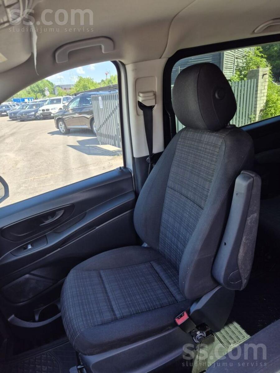 Grey Mercedes-Benz Vito 2015 in Riga, with an engine capacity of 1.60 L and mileage of 376 thousand km for 12990 €, photo 13 on AUTOMOTO.COM.LV