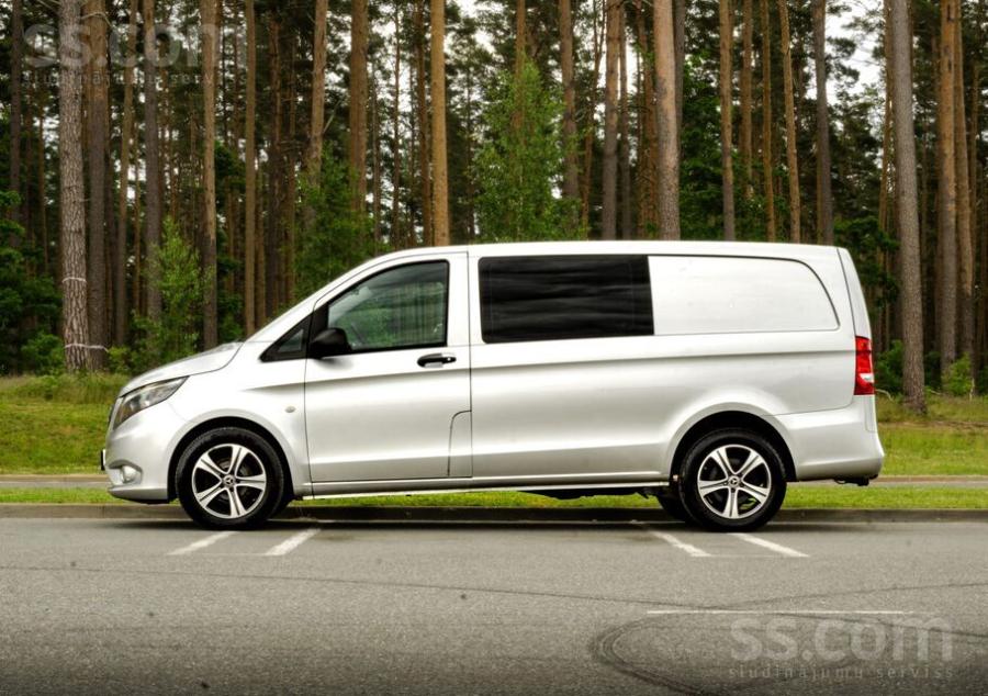 Pelēks Mercedes-Benz Vito 2015 Rīga, ar dzinēja tilpumu 1.60 L un nobraukumu 376 tūkst. km par 12990 €, foto 6 vietnē AUTOMOTO.COM.LV