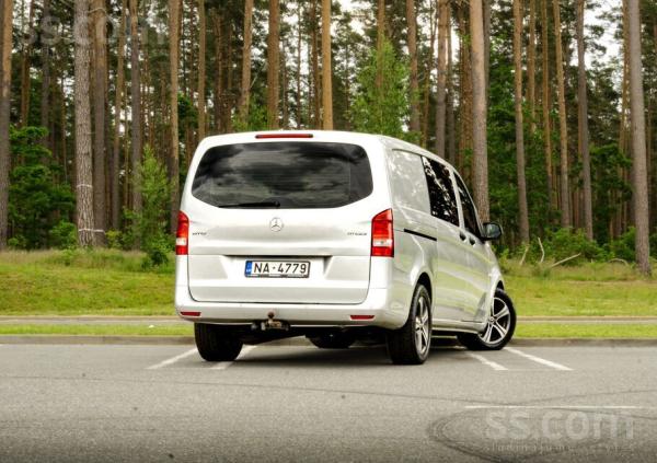 Pelēks Mercedes-Benz Vito 2015 Rīga, ar dzinēja tilpumu 1.60 L un nobraukumu 376 tūkst. km par 12990 €, foto 6 vietnē AUTOMOTO.COM.LV