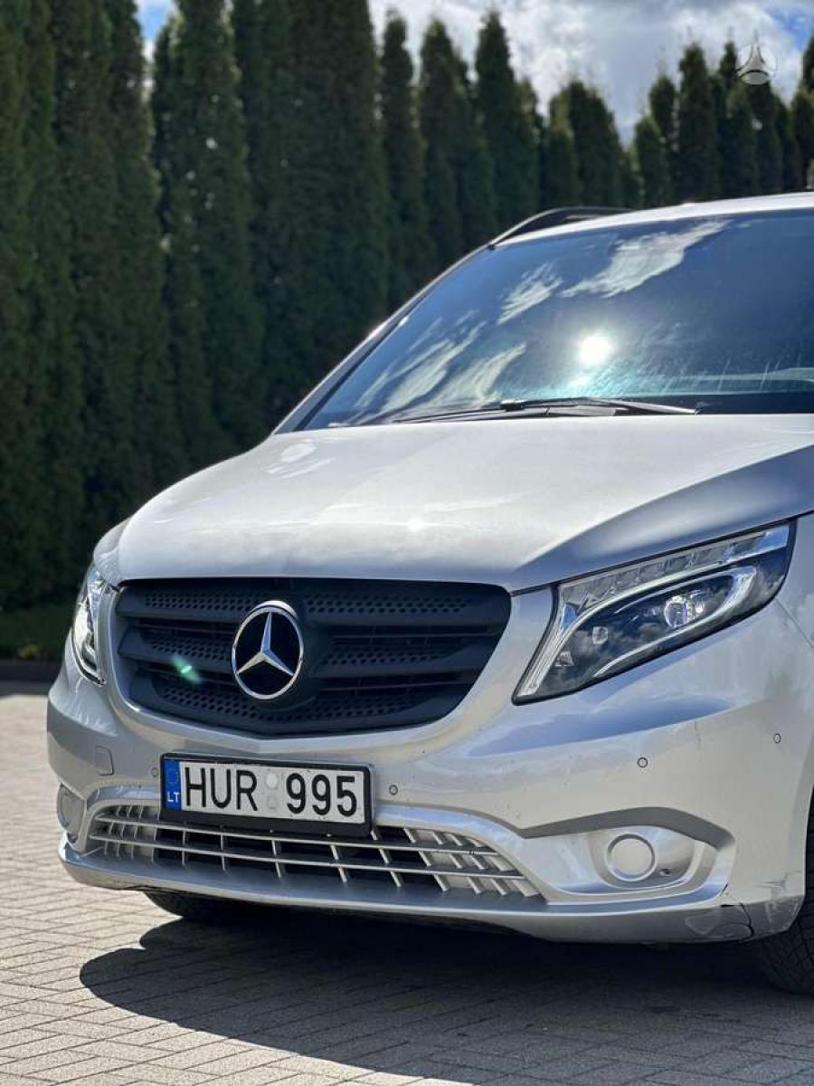Pelēks Mercedes-Benz Vito 2015 Nemenčinė, ar dzinēja tilpumu 2.14 L un nobraukumu 520 tūkst. km par 11950 €, foto 9 vietnē AUTOMOTO.COM.LV