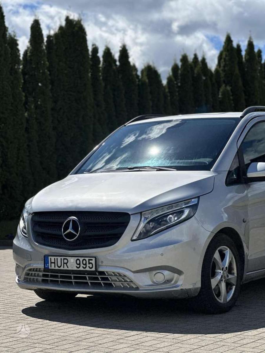 Pelēks Mercedes-Benz Vito 2015 Nemenčinė, ar dzinēja tilpumu 2.14 L un nobraukumu 520 tūkst. km par 11950 €, foto 10 vietnē AUTOMOTO.COM.LV