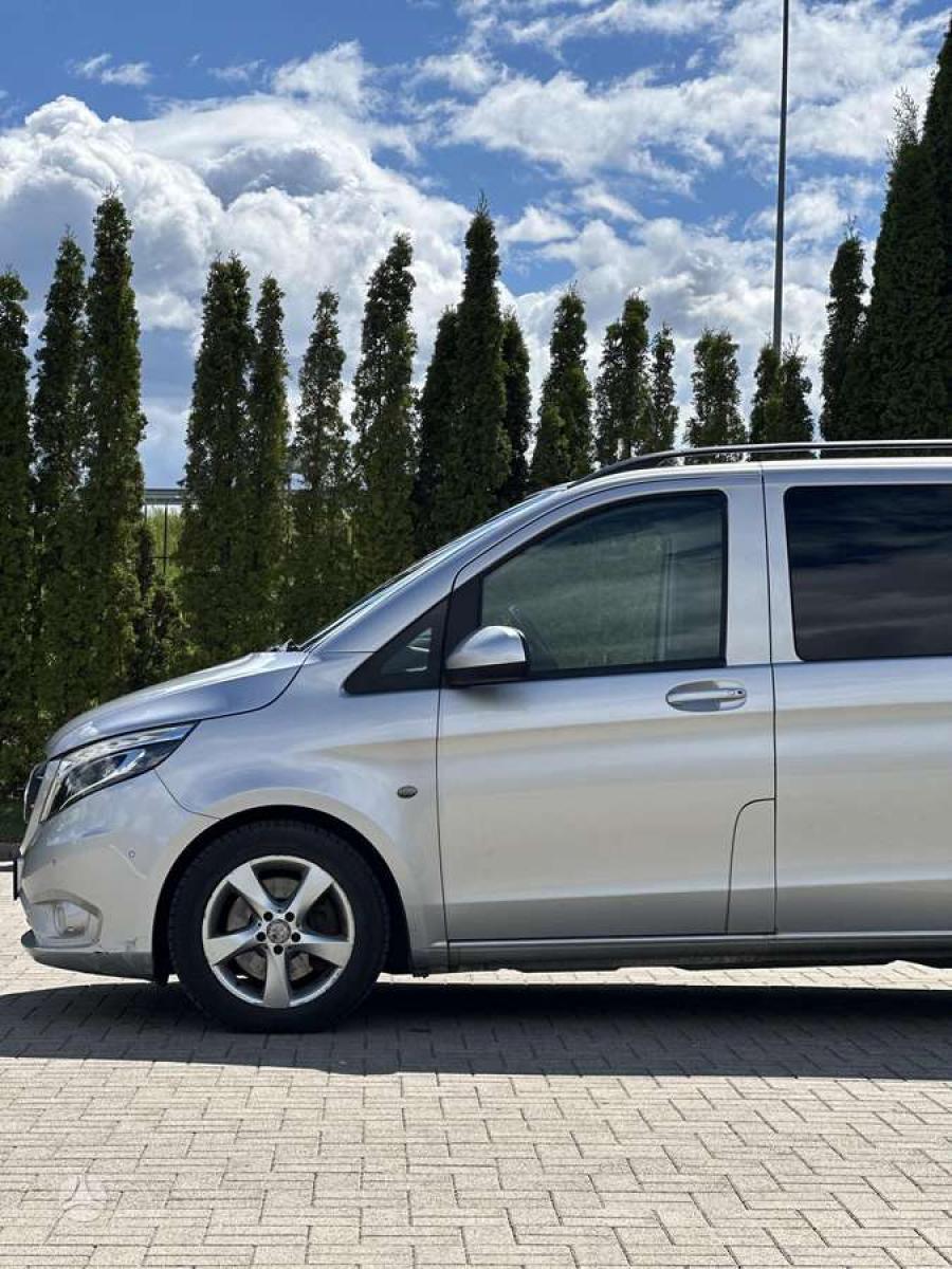 Pelēks Mercedes-Benz Vito 2015 Nemenčinė, ar dzinēja tilpumu 2.14 L un nobraukumu 520 tūkst. km par 11950 €, foto 12 vietnē AUTOMOTO.COM.LV