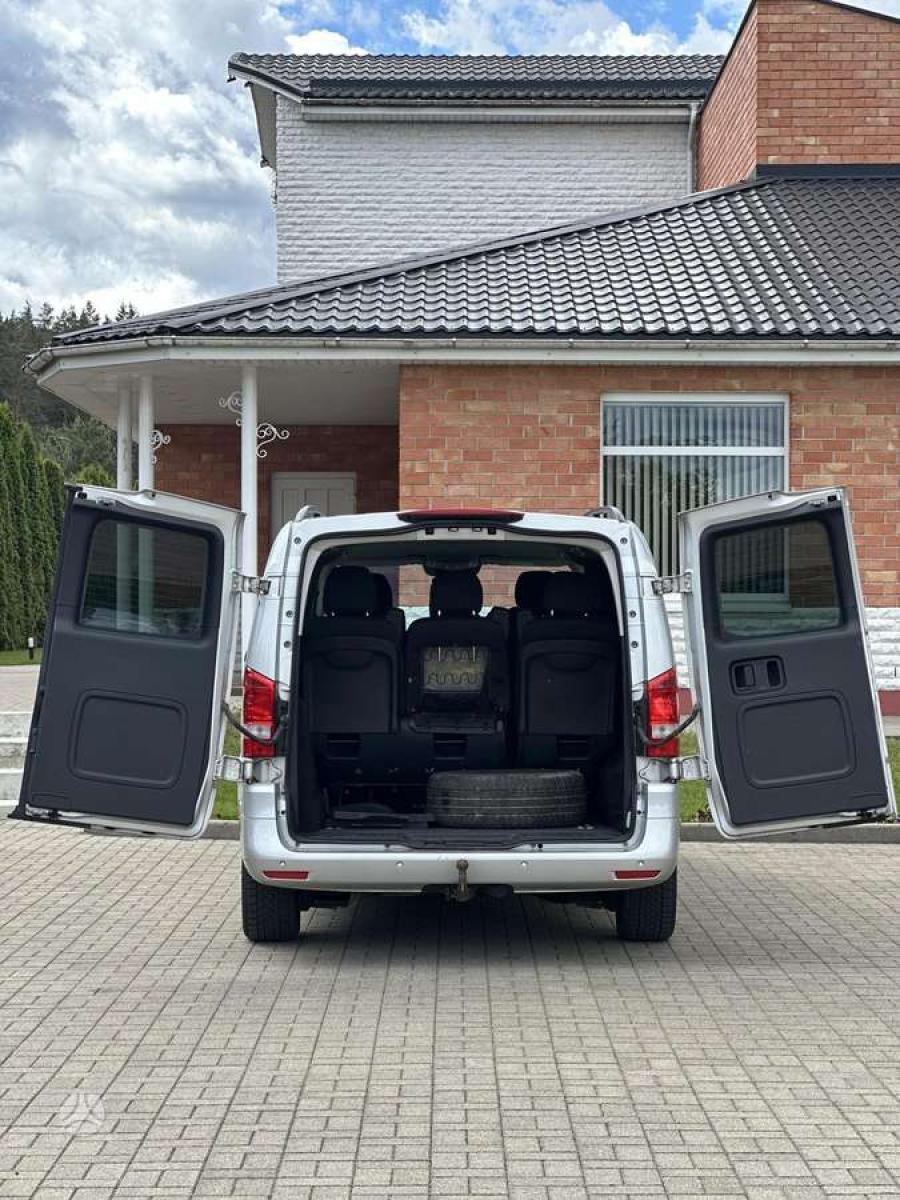 Pelēks Mercedes-Benz Vito 2015 Nemenčinė, ar dzinēja tilpumu 2.14 L un nobraukumu 520 tūkst. km par 11950 €, foto 20 vietnē AUTOMOTO.COM.LV