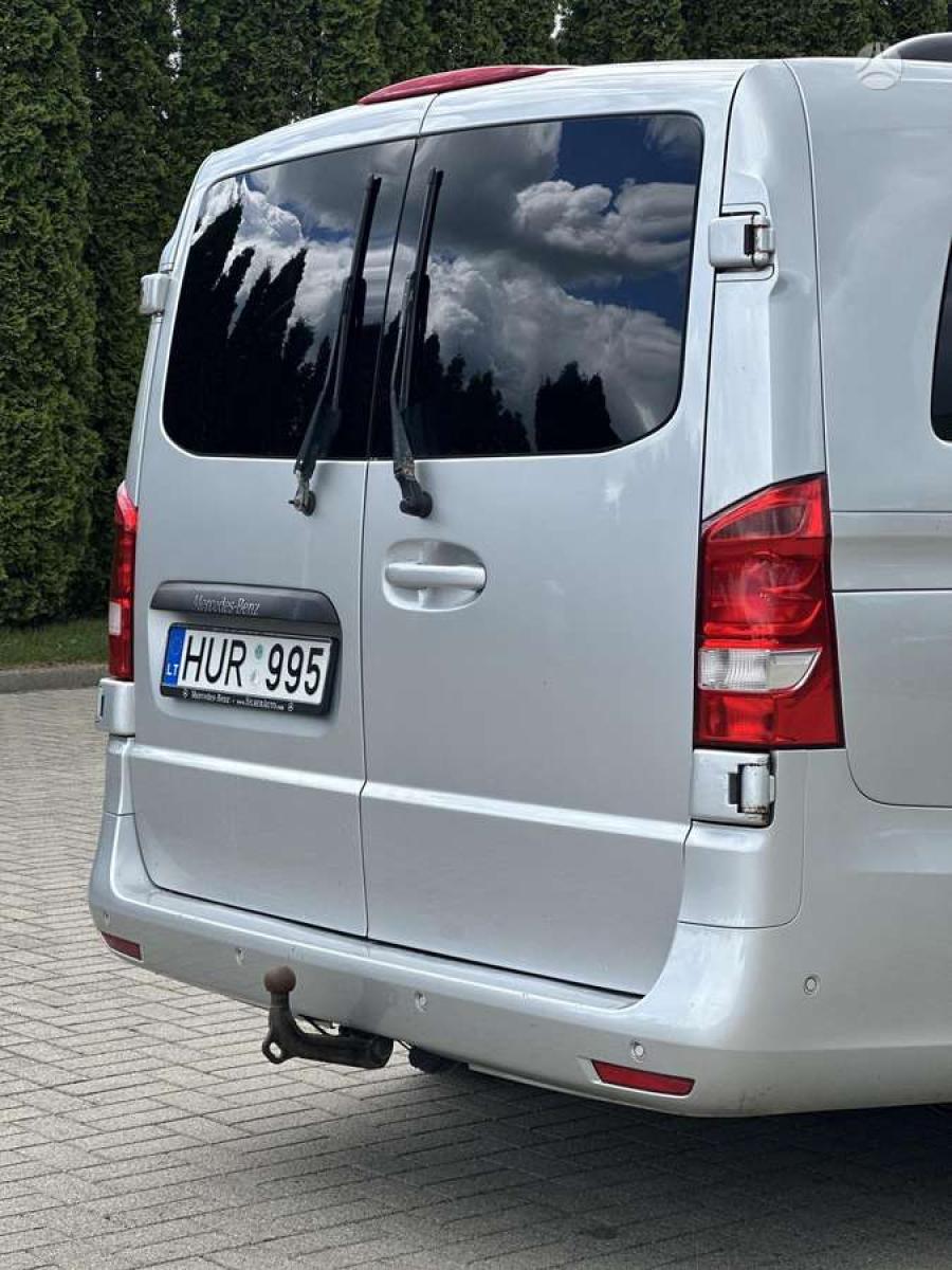 Pelēks Mercedes-Benz Vito 2015 Nemenčinė, ar dzinēja tilpumu 2.14 L un nobraukumu 520 tūkst. km par 11950 €, foto 22 vietnē AUTOMOTO.COM.LV