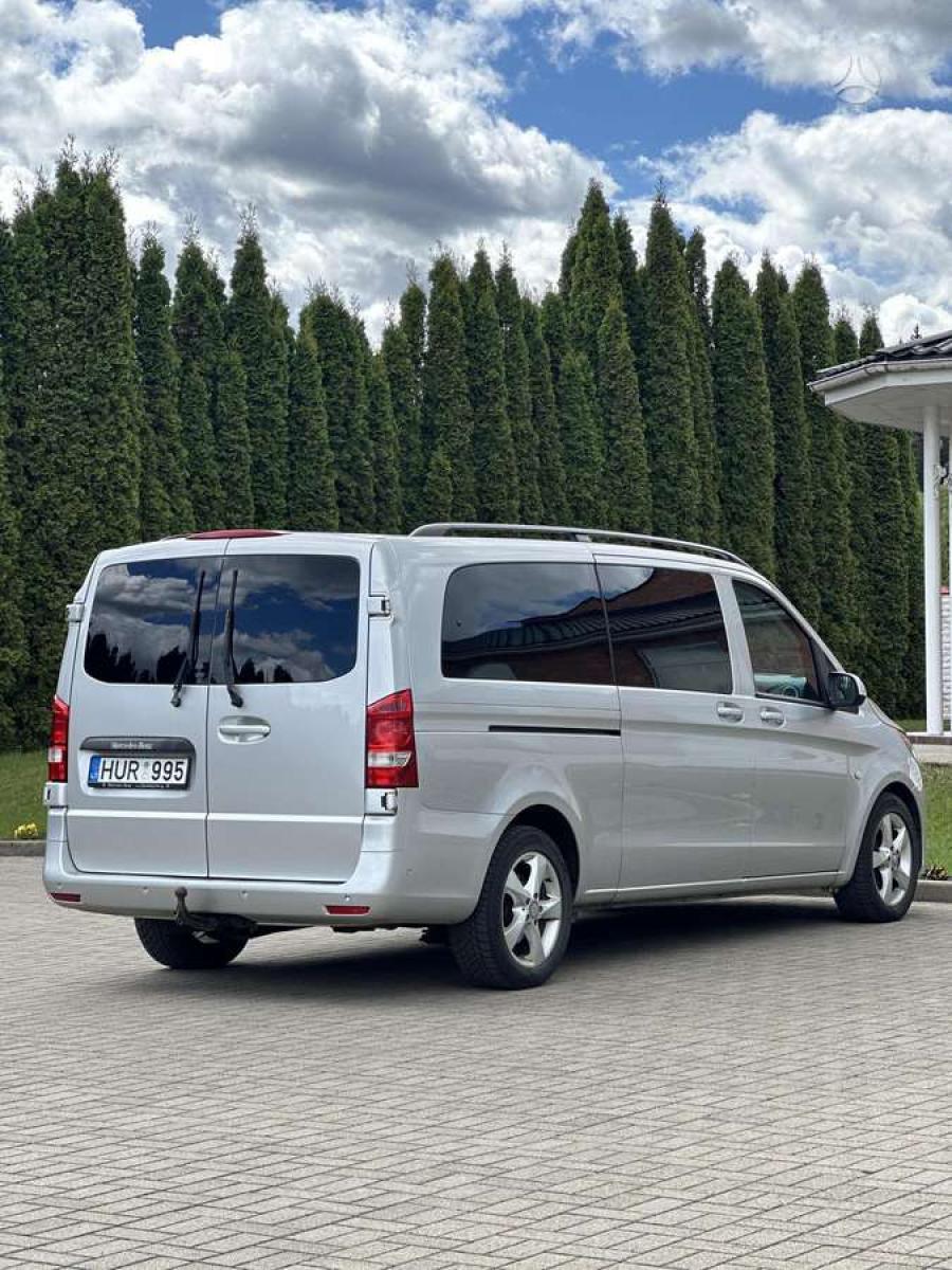 Pelēks Mercedes-Benz Vito 2015 Nemenčinė, ar dzinēja tilpumu 2.14 L un nobraukumu 520 tūkst. km par 11950 €, foto 24 vietnē AUTOMOTO.COM.LV
