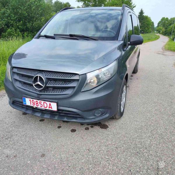 Grey Mercedes-Benz Vito 2015 in Vilnius, with an engine capacity of 2.14 L and mileage of 325 thousand km for 13900 €, photo 1 on AUTOMOTO.COM.LV