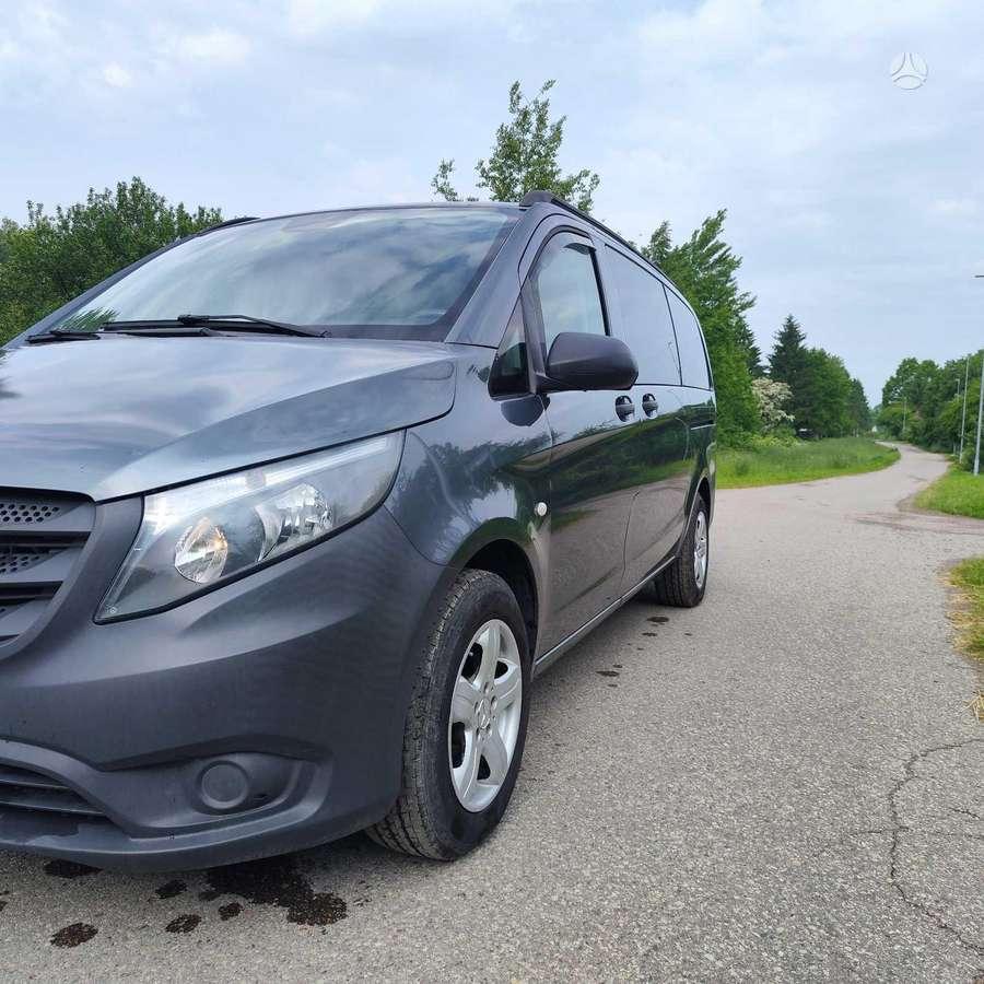 Pelēks Mercedes-Benz Vito 2015 Viļņa, ar dzinēja tilpumu 2.14 L un nobraukumu 325 tūkst. km par 13900 €, foto 5 vietnē AUTOMOTO.COM.LV