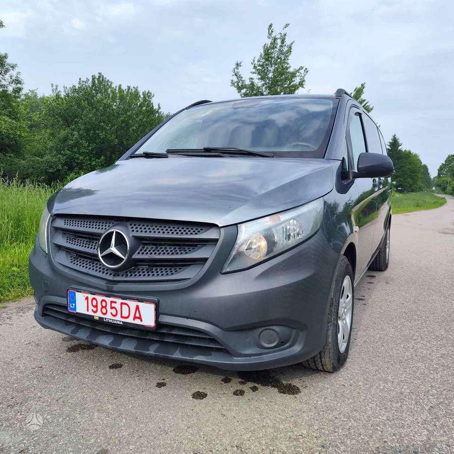 Pelēks Mercedes-Benz Vito 2015 Viļņa, ar dzinēja tilpumu 2.14 L un nobraukumu 325 tūkst. km par 13900 €, foto 6 vietnē AUTOMOTO.COM.LV