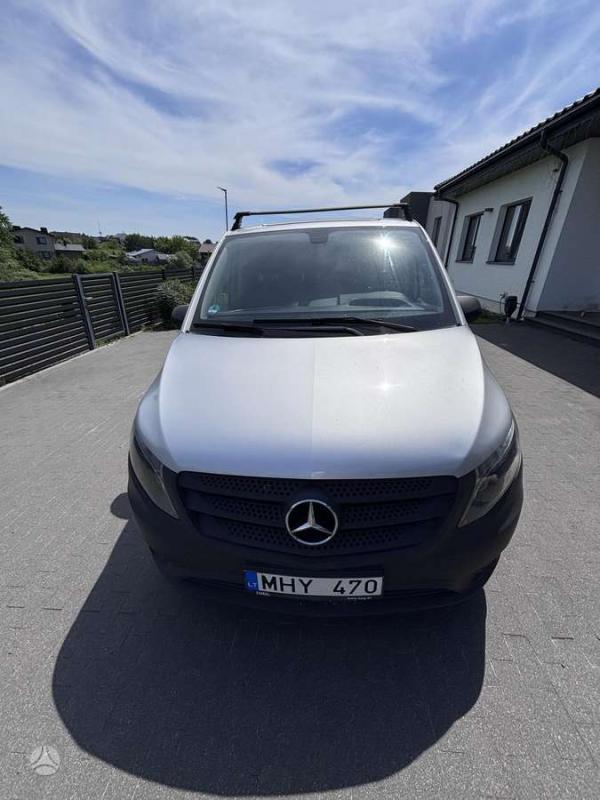 Grey Mercedes-Benz Vito 2016 in Vilnius, with an engine capacity of 2.14 L and mileage of 177 thousand km for 10000 €, photo 2 on AUTOMOTO.COM.LV