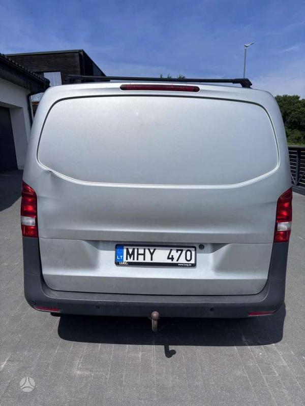 Grey Mercedes-Benz Vito 2016 in Vilnius, with an engine capacity of 2.14 L and mileage of 177 thousand km for 10000 €, photo 3 on AUTOMOTO.COM.LV