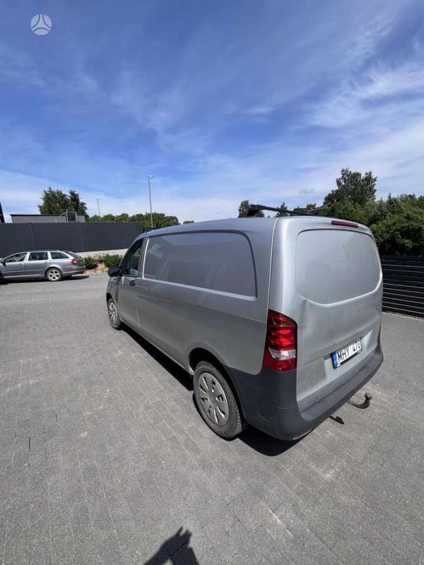 Grey Mercedes-Benz Vito 2016 in Vilnius, with an engine capacity of 2.14 L and mileage of 177 thousand km for 10000 €, photo 7 on AUTOMOTO.COM.LV