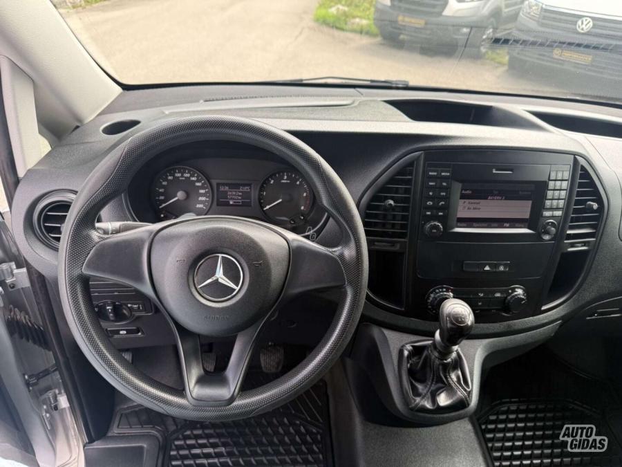 Grey Mercedes-Benz Vito 2020 in Kaunas, with an engine capacity of 1.70 L and mileage of 57 thousand km for 25876 €, photo 12 on AUTOMOTO.COM.LV