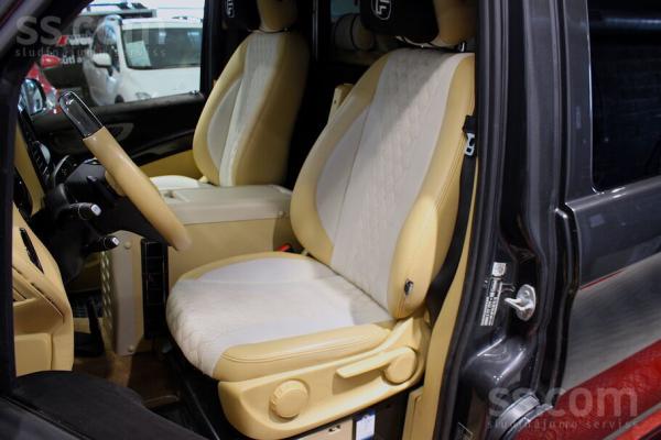 Grey Mercedes-Benz Vito 2021 in Riga, with an engine capacity of 2.00 L and mileage of 86 thousand km for 45000 €, photo 10 on AUTOMOTO.COM.LV