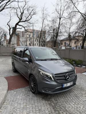 Grey Mercedes-Benz Vito 2022 in Riga, with an engine capacity of 2.00 L and mileage of 189 thousand km for 33900 €, photo 2 on AUTOMOTO.COM.LV