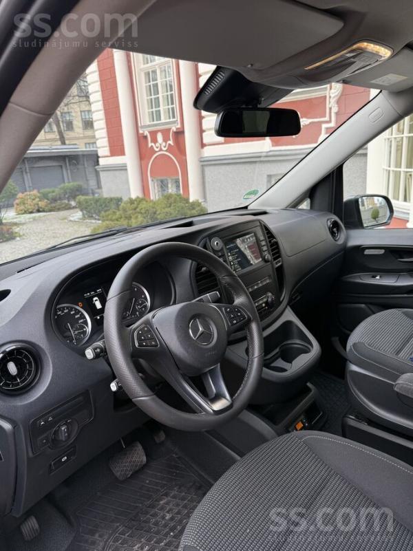 Grey Mercedes-Benz Vito 2022 in Riga, with an engine capacity of 2.00 L and mileage of 189 thousand km for 33900 €, photo 5 on AUTOMOTO.COM.LV