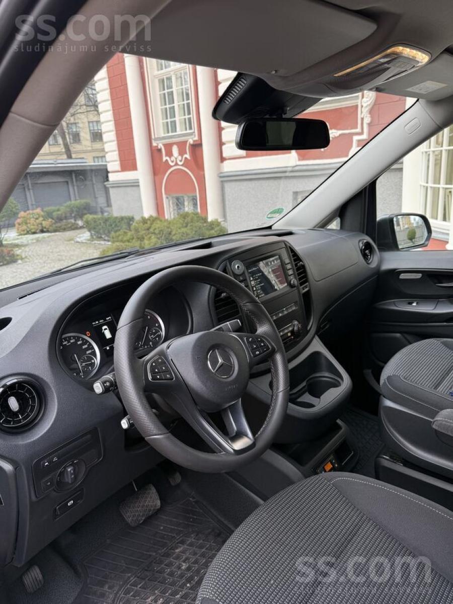 Grey Mercedes-Benz Vito 2022 in Riga, with an engine capacity of 2.00 L and mileage of 189 thousand km for 33900 €, photo 5 on AUTOMOTO.COM.LV