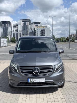 Grey Mercedes-Benz Vito 2022 in Riga, with an engine capacity of 2.00 L and mileage of 189 thousand km for 32900 €, photo  on AUTOMOTO.COM.LV