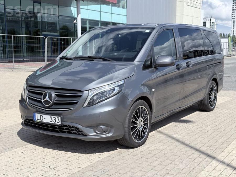Grey Mercedes-Benz Vito 2022 in Riga, with an engine capacity of 2.00 L and mileage of 189 thousand km for 32900 €, photo 4 on AUTOMOTO.COM.LV