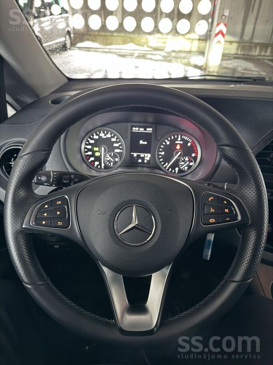 Grey Mercedes-Benz Vito 2022 in Riga, with an engine capacity of 2.00 L and mileage of 189 thousand km for 32900 €, photo 11 on AUTOMOTO.COM.LV