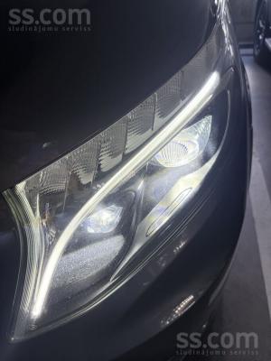 Grey Mercedes-Benz Vito 2022 in Riga, with an engine capacity of 2.00 L and mileage of 189 thousand km for 32900 €, photo 17 on AUTOMOTO.COM.LV