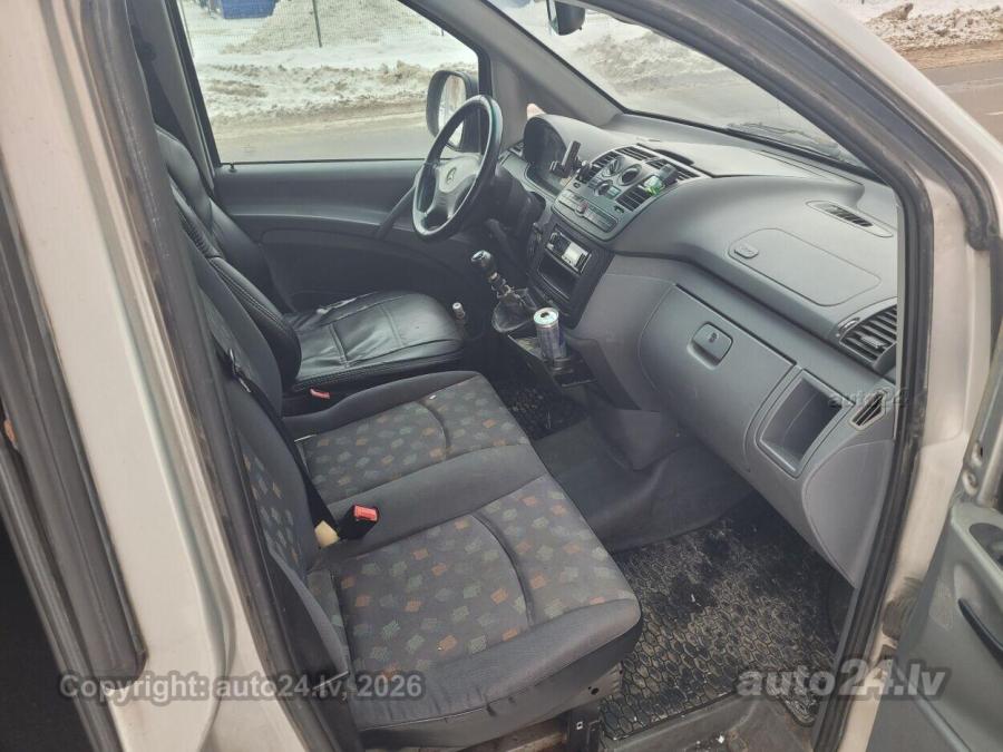 Grey Mercedes-Benz Vito 2006 in Narva, with an engine capacity of 2.10 L and mileage of 470 thousand km for 1350 €, photo 5 on AUTOMOTO.COM.LV