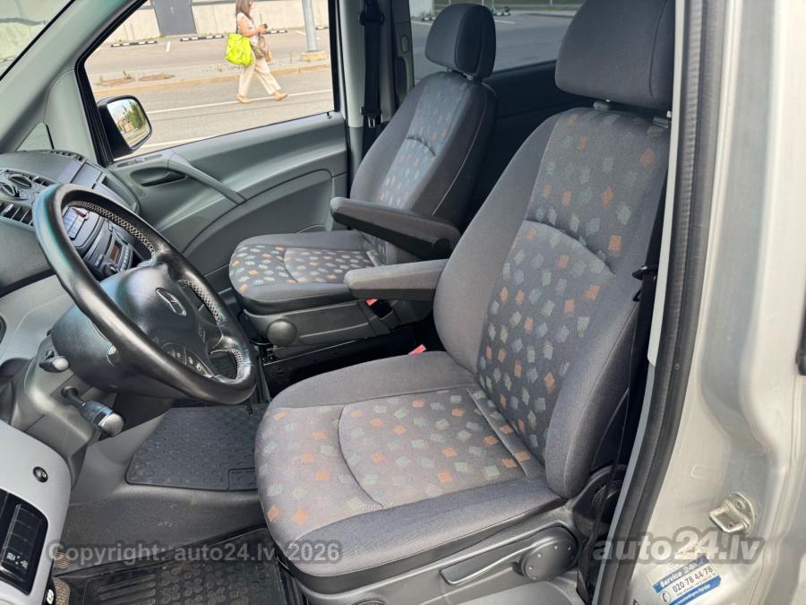 Pelēks Mercedes-Benz Vito 2010 Tallina, ar dzinēja tilpumu 3.00 L un nobraukumu 301 tūkst. km par 8999 €, foto 12 vietnē AUTOMOTO.COM.LV