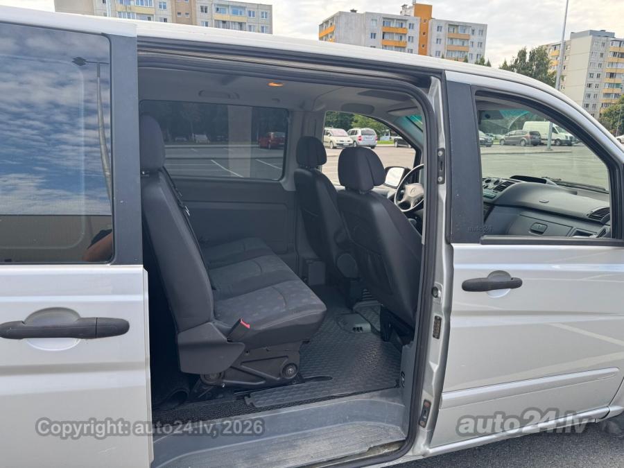 Pelēks Mercedes-Benz Vito 2010 Tallina, ar dzinēja tilpumu 3.00 L un nobraukumu 301 tūkst. km par 8999 €, foto 13 vietnē AUTOMOTO.COM.LV