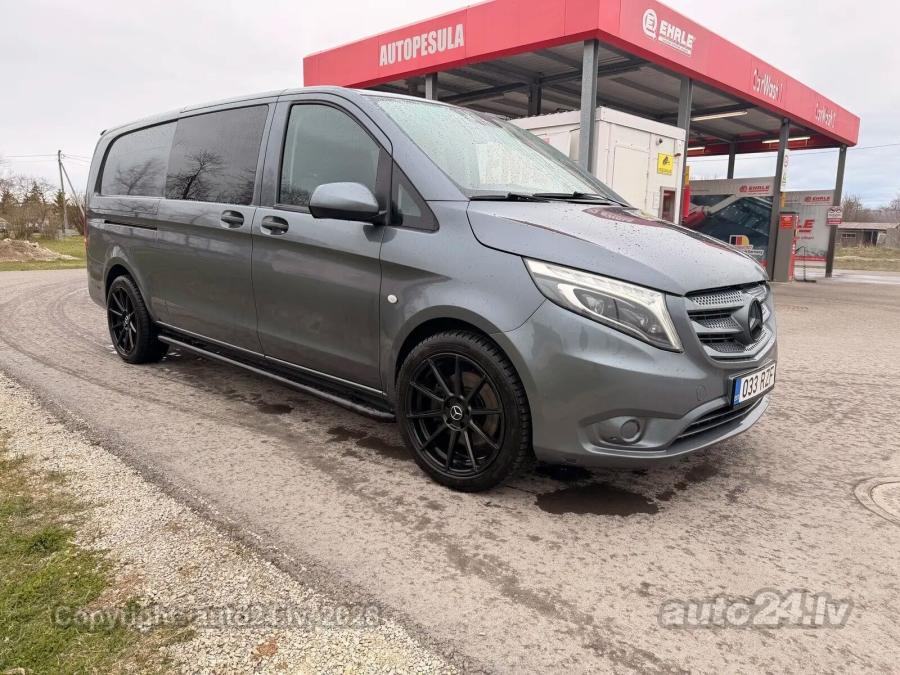 Grey Mercedes-Benz Vito 2015 in Tallinn, with an engine capacity of 2.10 L and mileage of 295 thousand km for 19500 €, photo 3 on AUTOMOTO.COM.LV