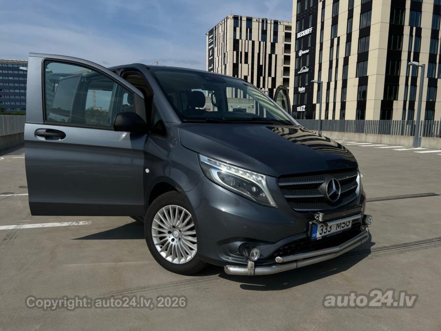 Grey Mercedes-Benz Vito 2017 in Tallinn, with an engine capacity of 2.10 L and mileage of 292 thousand km for 26000 €, photo 16 on AUTOMOTO.COM.LV
