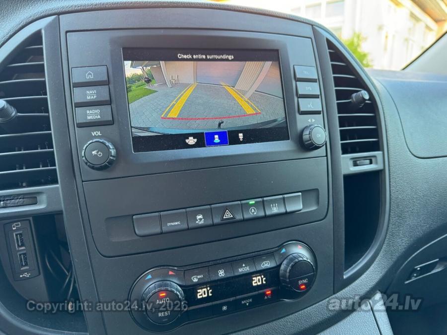 Grey Mercedes-Benz Vito 2022 in Tallinn, with an engine capacity of 2.00 L and mileage of 92 thousand km for 49000 €, photo 22 on AUTOMOTO.COM.LV
