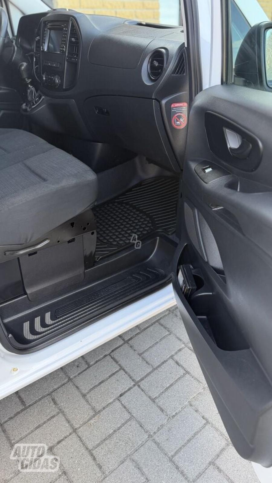Mercedes-Benz Vito 2016 Klaipėda, ar dzinēja tilpumu 1.60 L un nobraukumu 115 tūkst. km par 13500 €, foto 12 vietnē AUTOMOTO.COM.LV