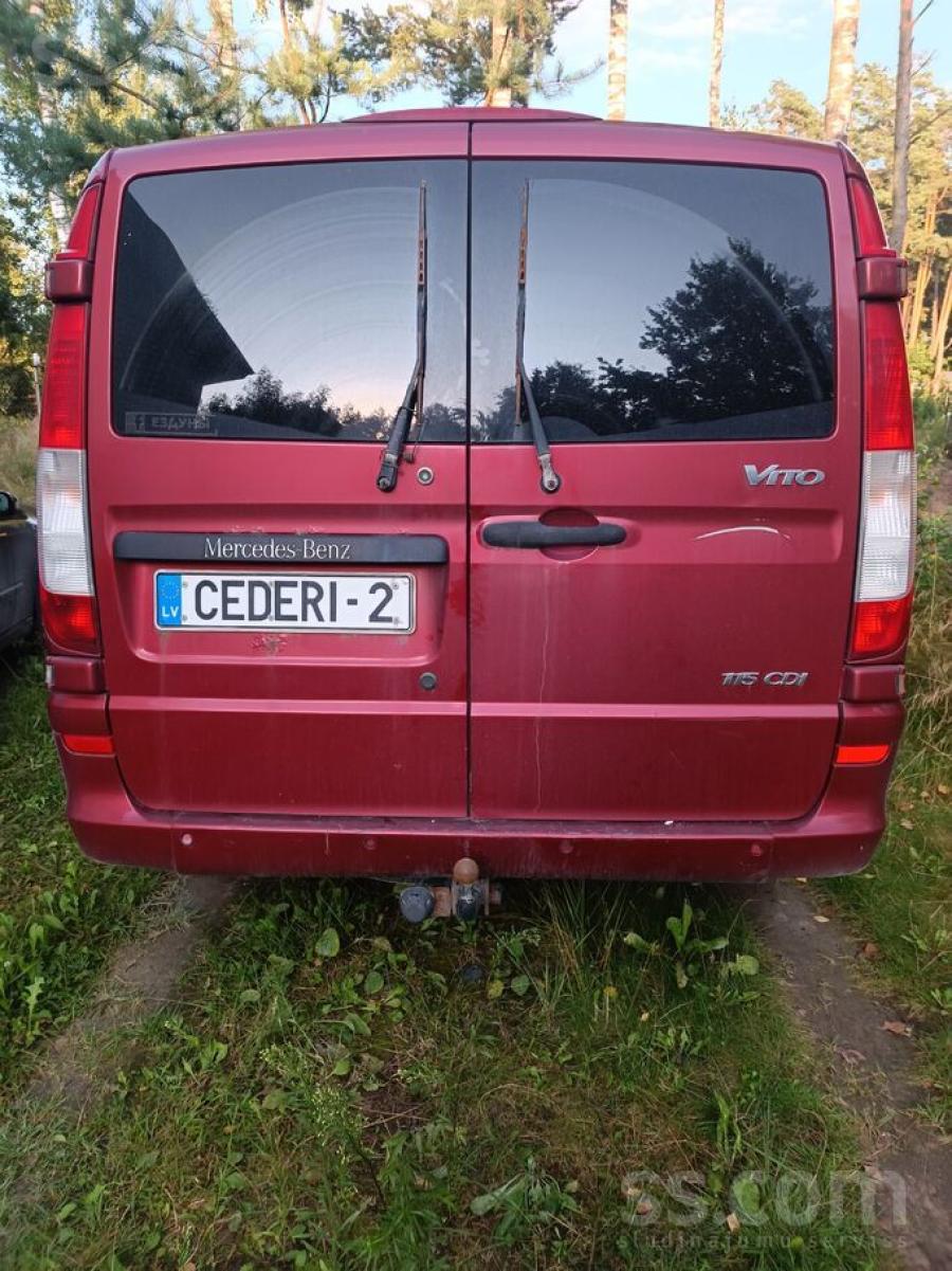 Mercedes-Benz Vito 2006 Rīga, ar dzinēja tilpumu 2.20 L un nobraukumu 331 tūkst. km par 4000 €, foto 5 vietnē AUTOMOTO.COM.LV