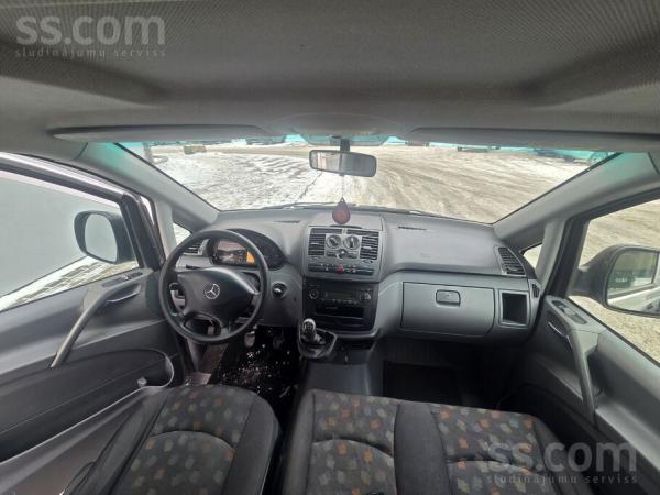 Mercedes-Benz Vito 2009 in Riga, with an engine capacity of 2.20 L and mileage of 0 thousand km for 5700 €, photo 8 on AUTOMOTO.COM.LV