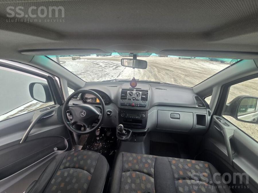 Mercedes-Benz Vito 2009 in Riga, with an engine capacity of 2.20 L and mileage of 0 thousand km for 5700 €, photo 9 on AUTOMOTO.COM.LV