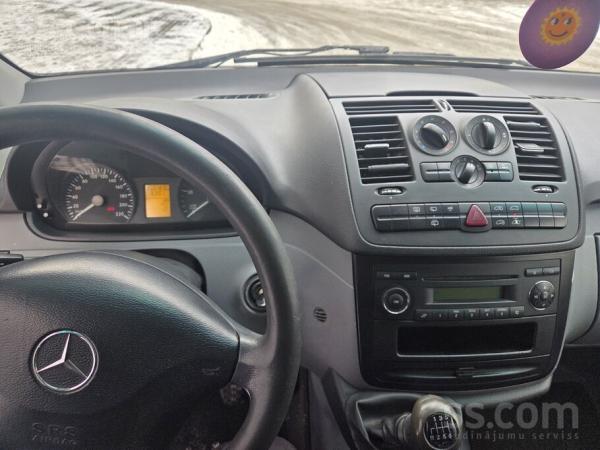 Mercedes-Benz Vito 2009 in Riga, with an engine capacity of 2.20 L and mileage of 0 thousand km for 5700 €, photo 10 on AUTOMOTO.COM.LV