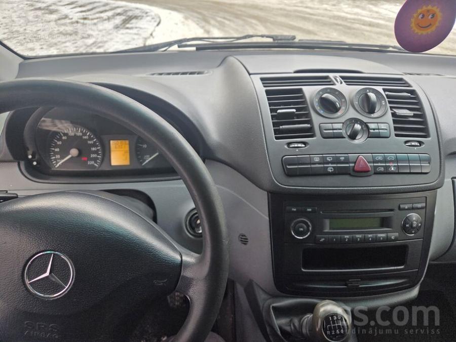Mercedes-Benz Vito 2009 in Riga, with an engine capacity of 2.20 L and mileage of 0 thousand km for 5700 €, photo 11 on AUTOMOTO.COM.LV