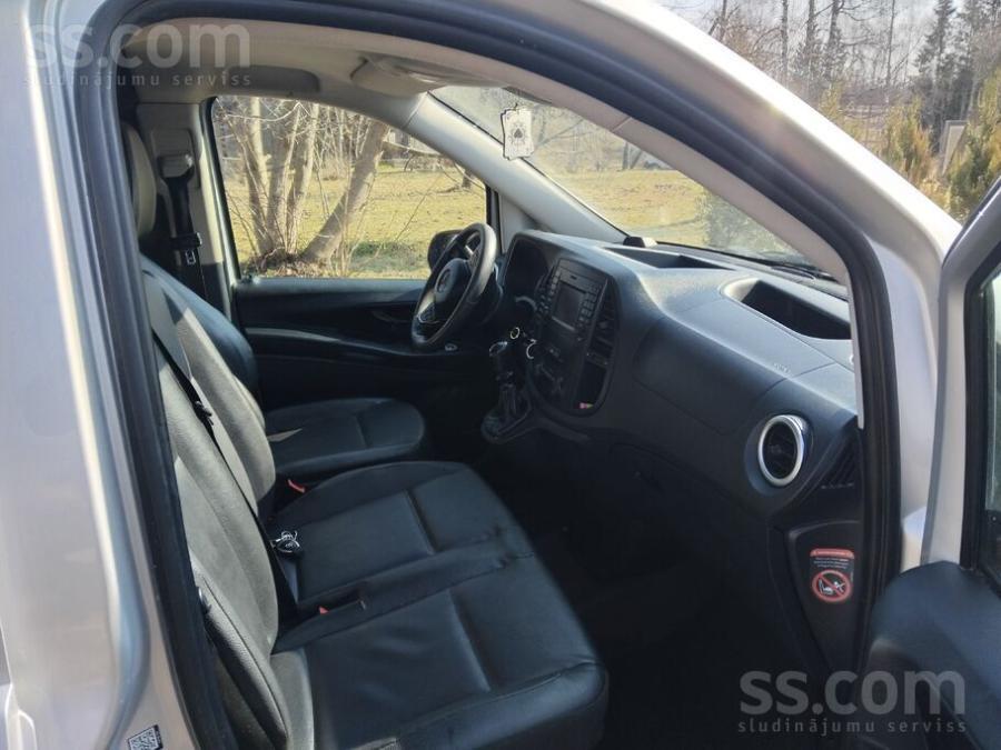 Mercedes-Benz Vito 2016 in Cesis, with an engine capacity of 1.60 L and mileage of 354 thousand km for 8300 €, photo 6 on AUTOMOTO.COM.LV